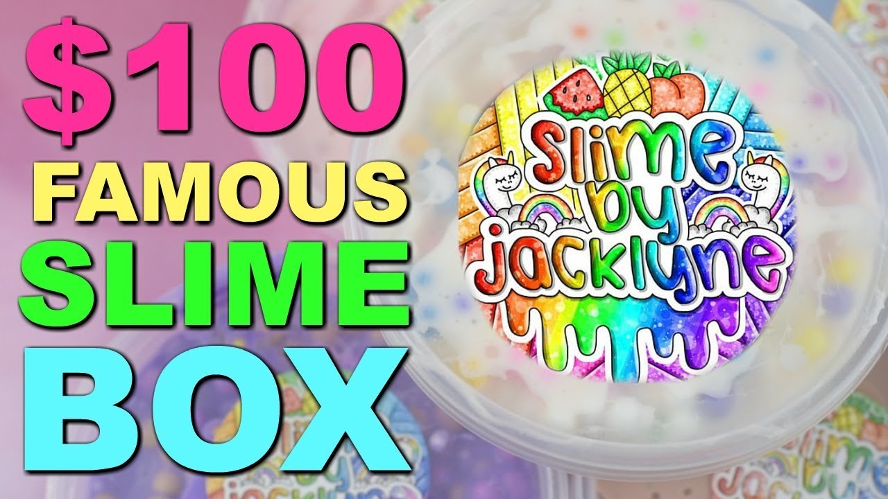 $100 HONEST SLIME BOX REVIEW * SLIME BY JACKLYNE - YouTube