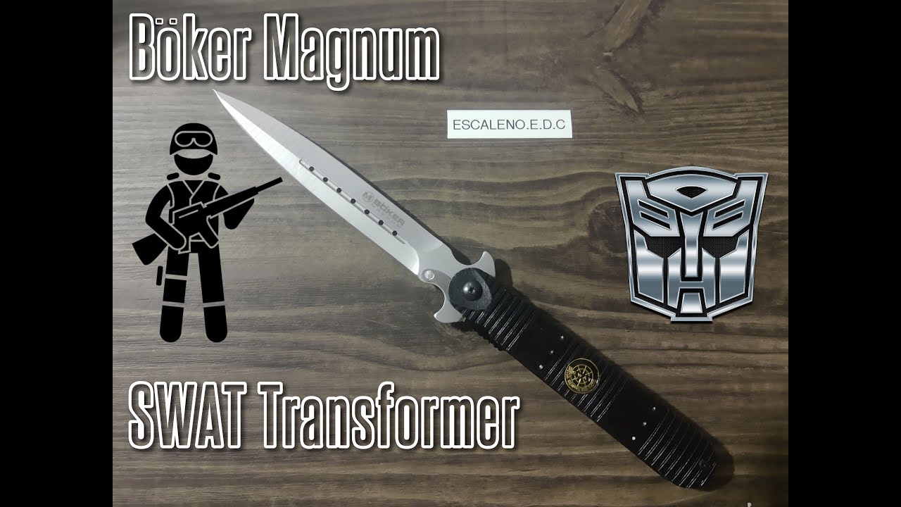 BÖKER MAGNUM - SWAT TRANSFORMER - YouTube