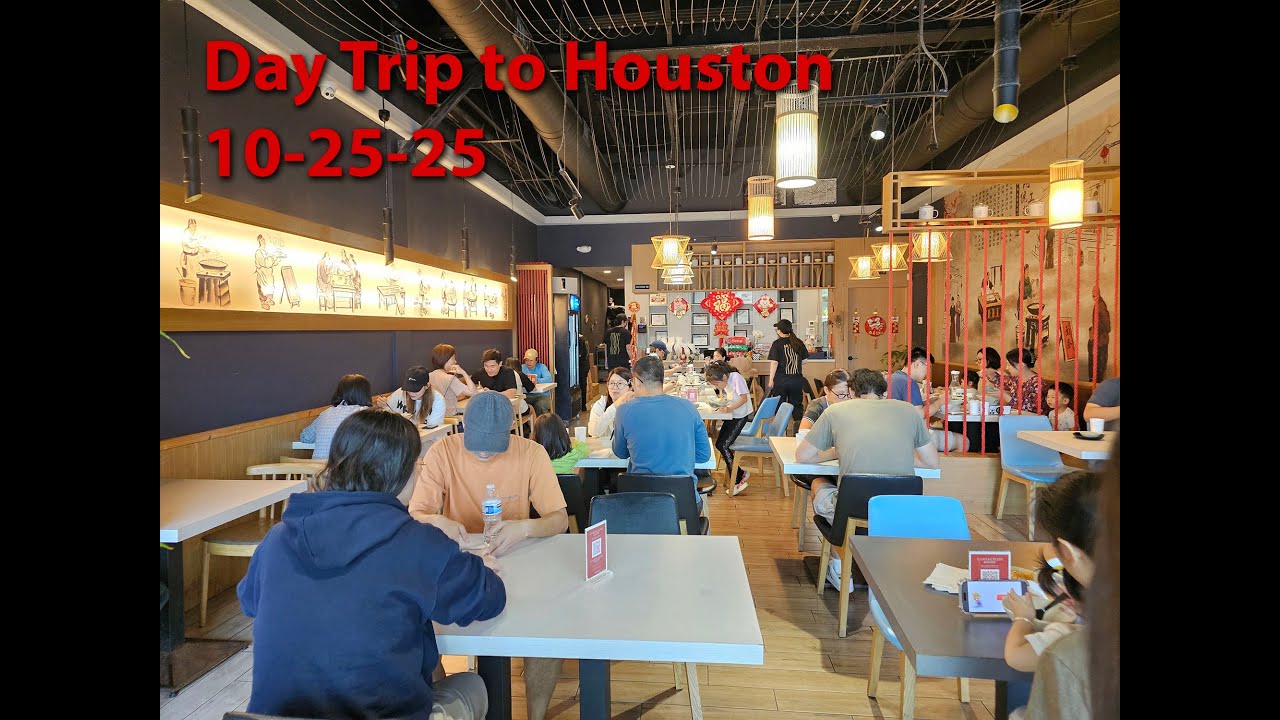 Houston Day Trip 10-25-25 - YouTube