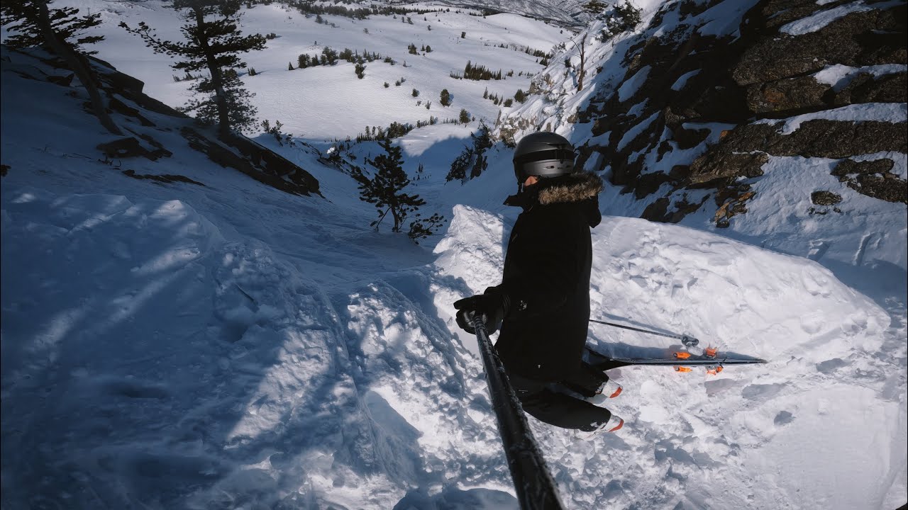 Skiing Narrow Chutes - YouTube