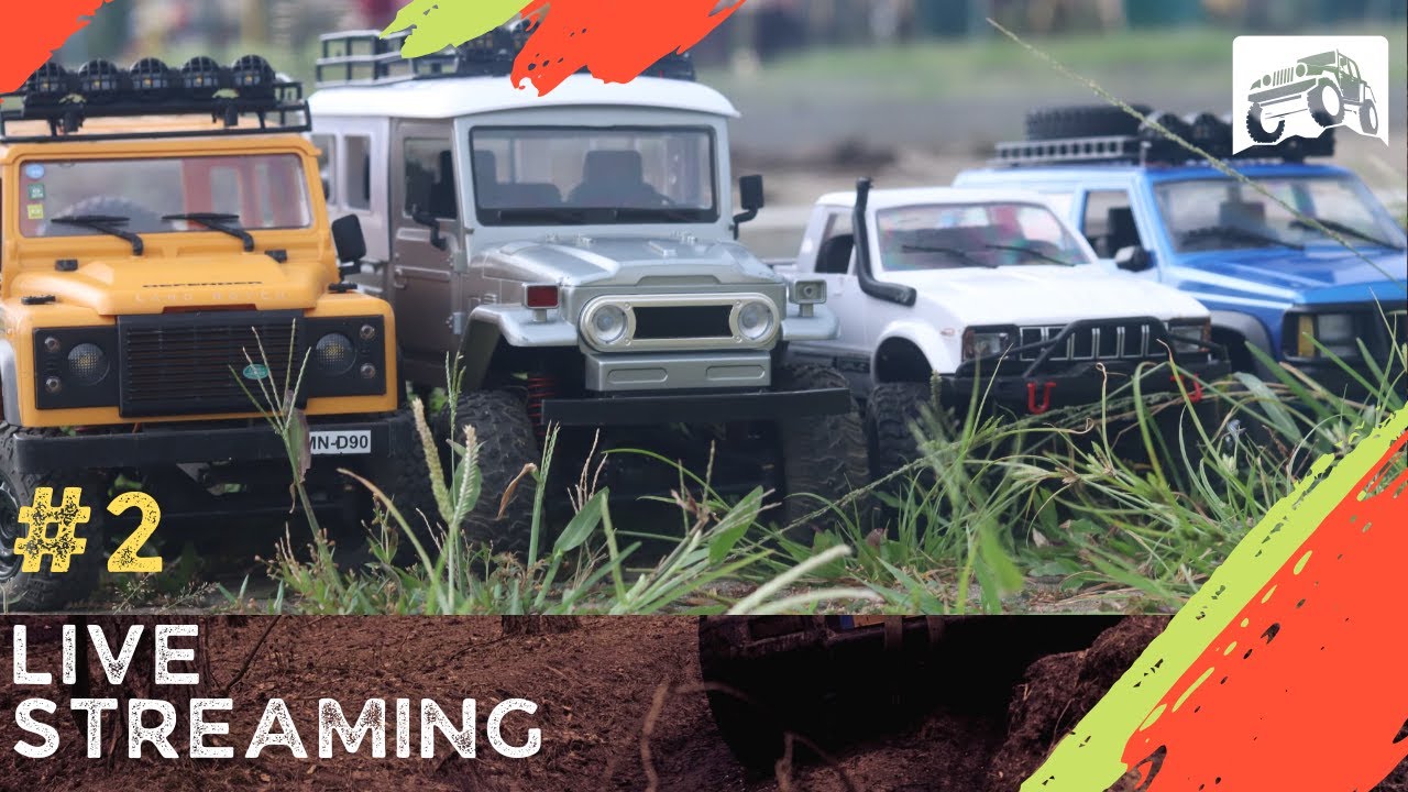 1/12 Scale land rover -hilux wplc-24 1/16 jeep cheroke mn-78 on rocky ...