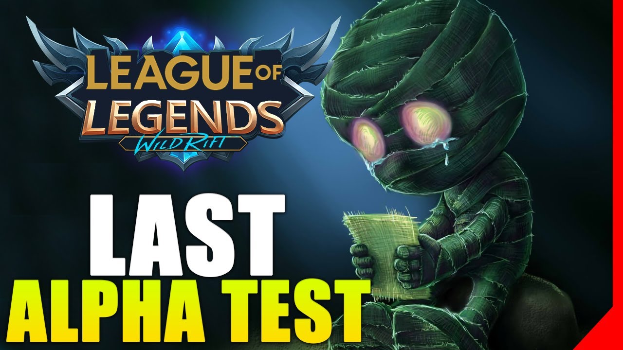 Last Day of League of Legends Wild Rift Alpha Test Let's try to Play ...