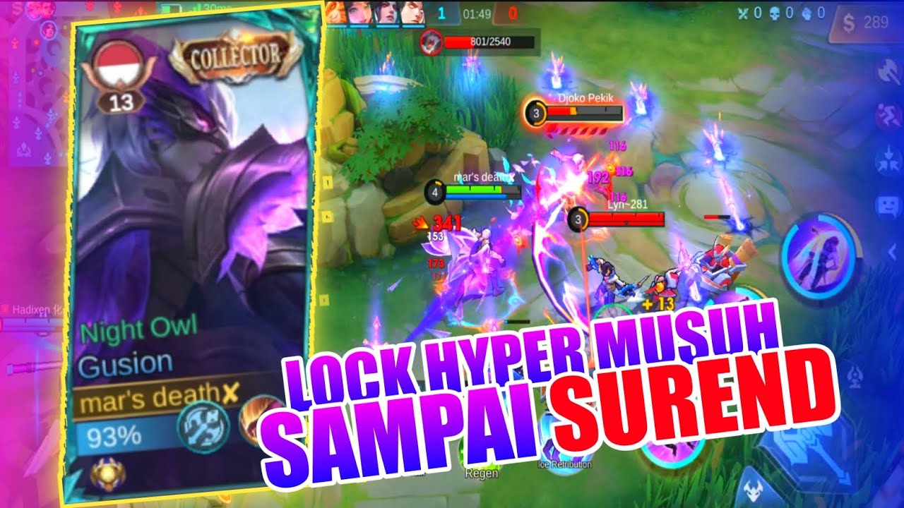 Main Hero Gusion, Lock Hyper musuh Sampai Surend - YouTube