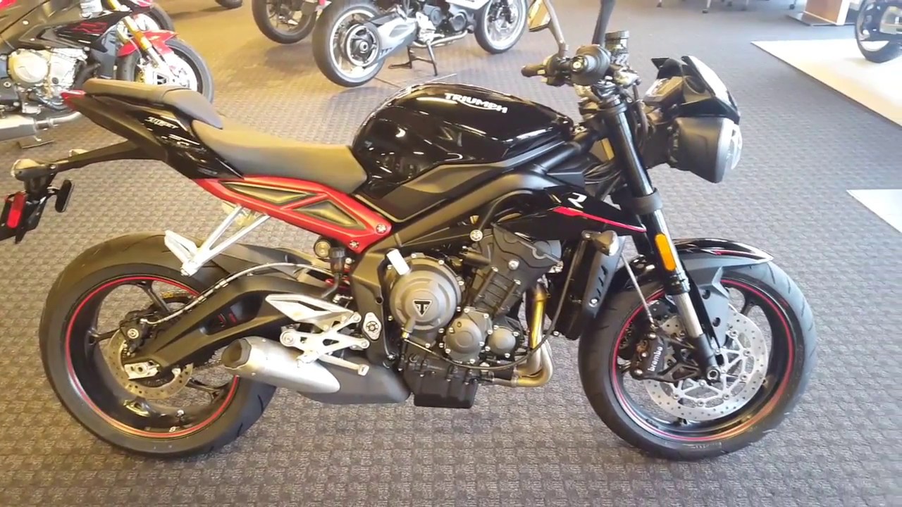 2018 Triumph Street Triple 765 R 'Jet Black' @ Frontline Eurosports ...