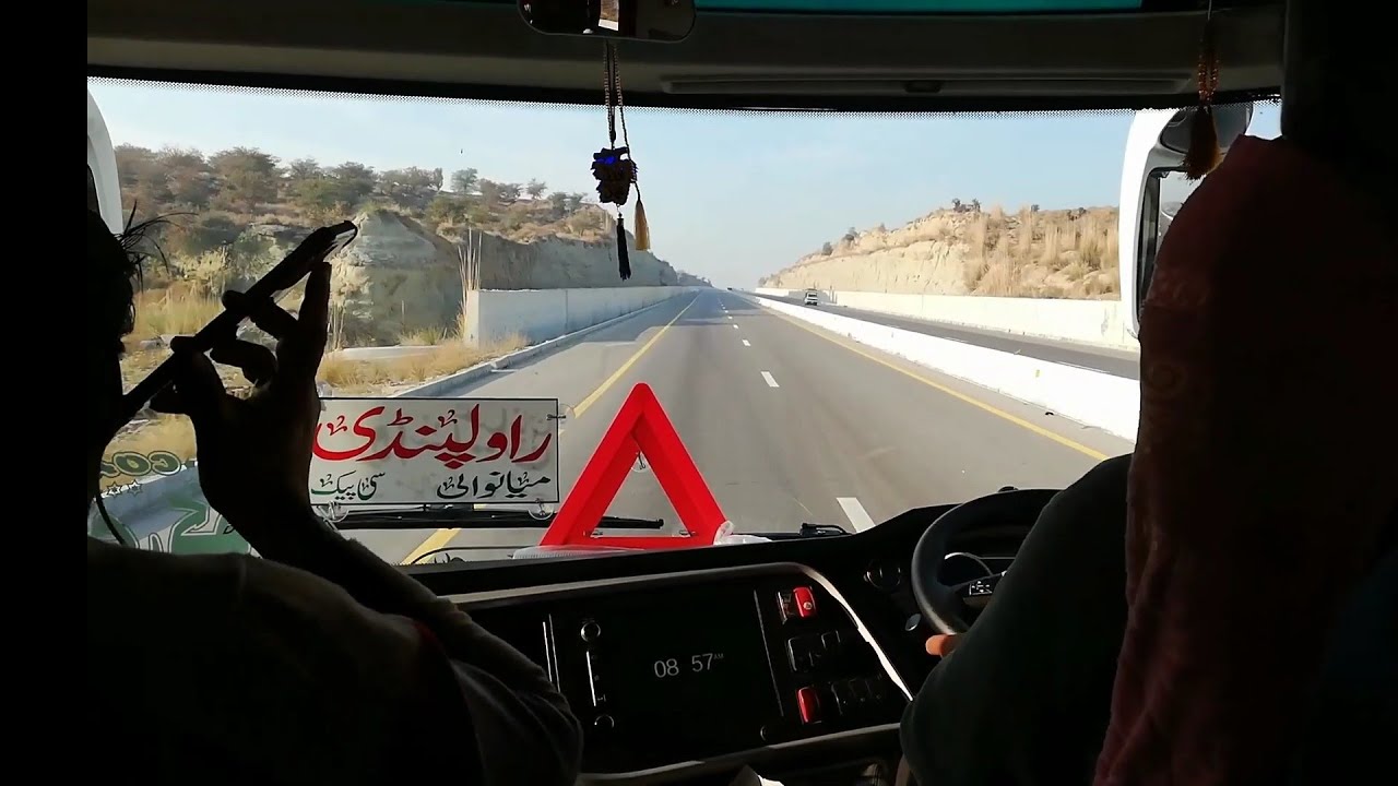 Pindi Coaches, Rawalpindi to chashma part 2, CPEC route, Hakla DI khan ...