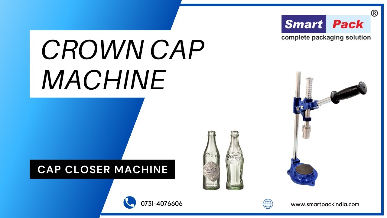 Cap Closer Machine - Manual Crown Capping Machine CONTACT- +91 ...