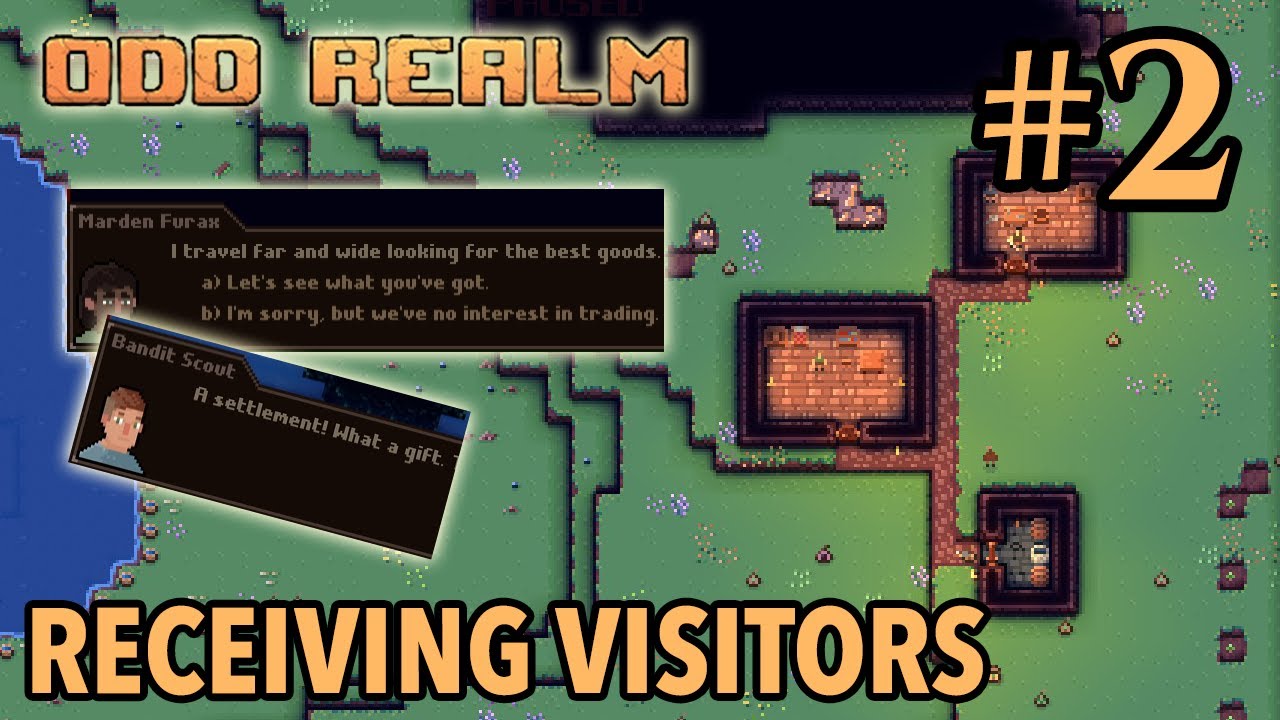 Odd Realm Early Access #2 - Receiving Visitors: Bandits & Merchants ...