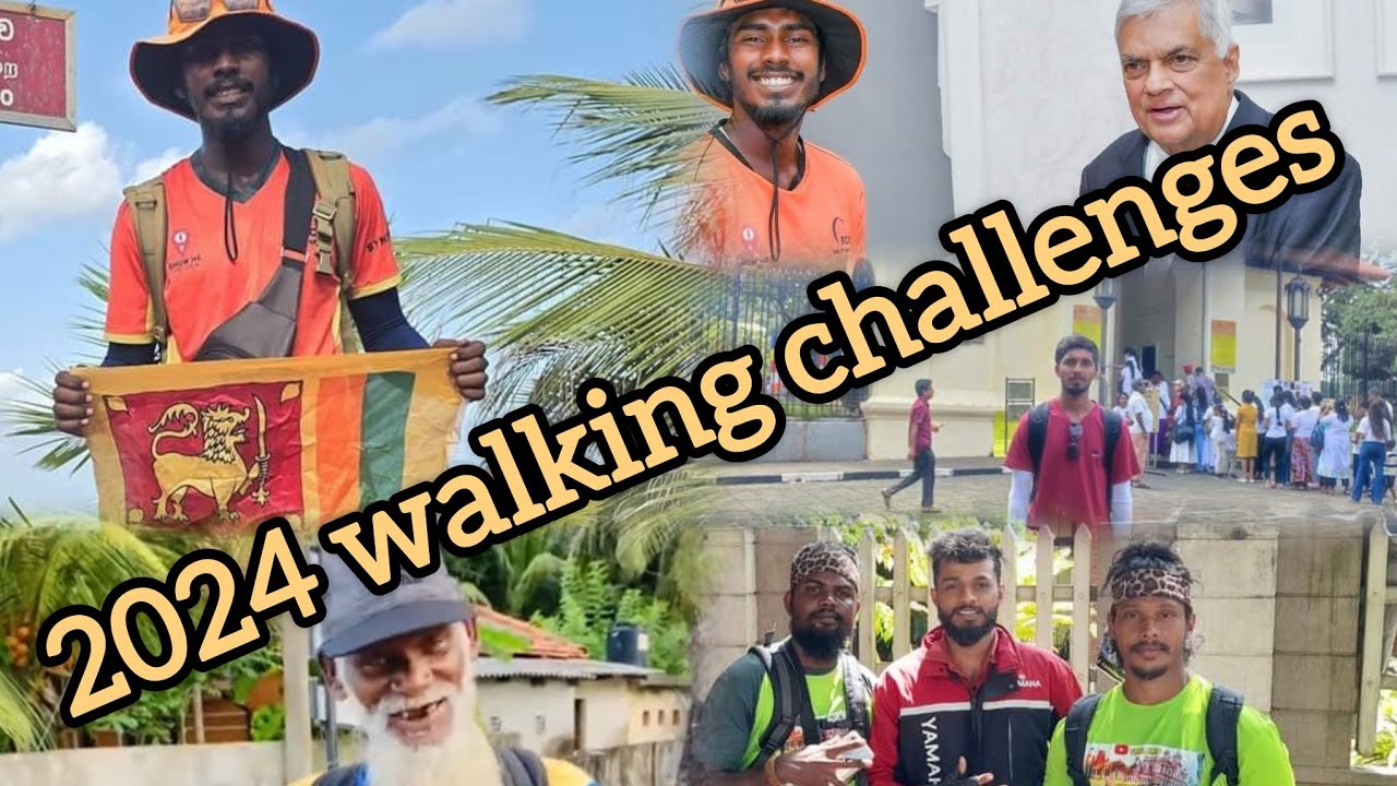 All around Sri lanka walking Challenge 2024 | Island walk - YouTube