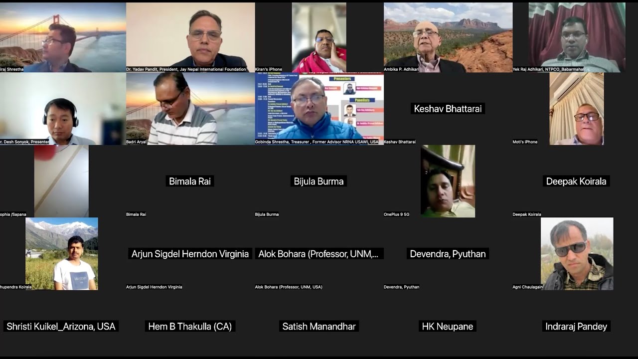 Jay Nepal International Foundation Webinar on Smart City part 2 - YouTube
