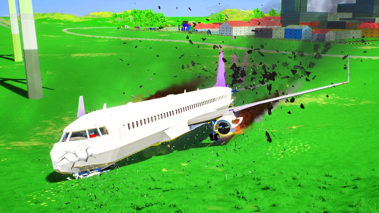 Lego Planes Fly In Giant FIREWALL! Lego Plane Crashes and Lego ...