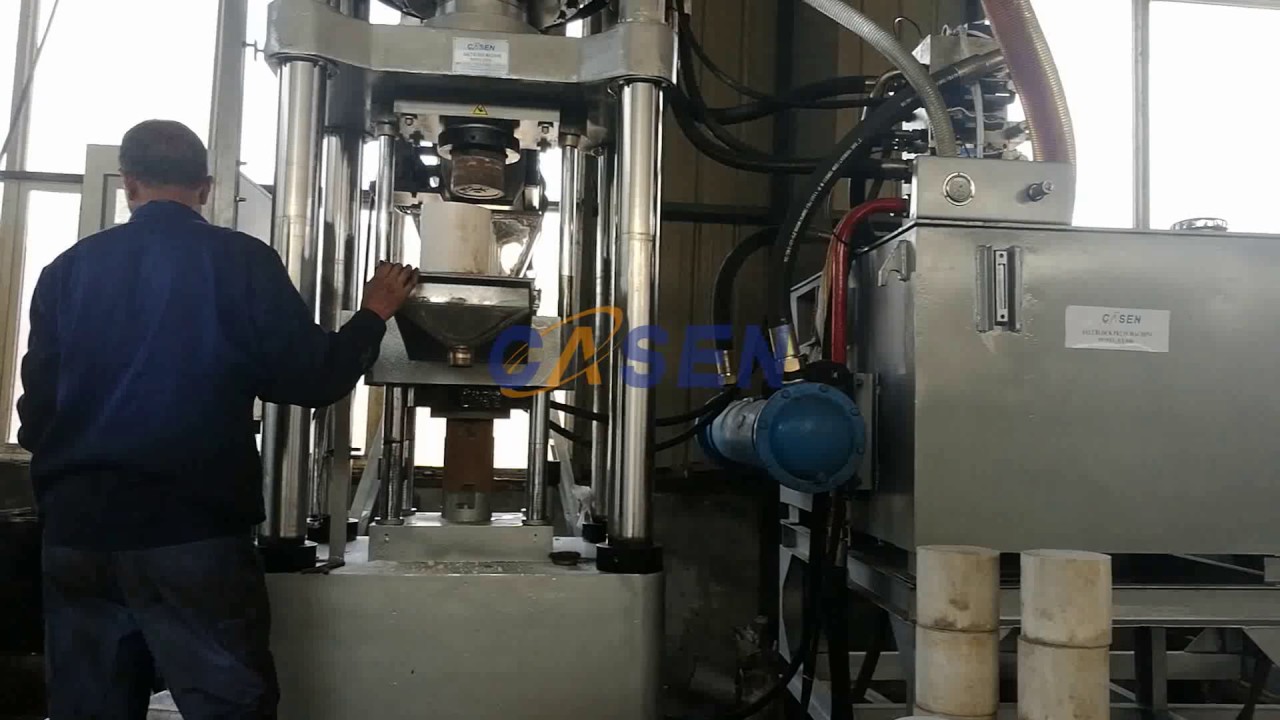 Hydraulic Salt Block Press Machine XY500 5kg Round Shape - YouTube