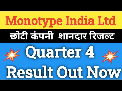 monotype India share latest news today | monotype share latest news ...