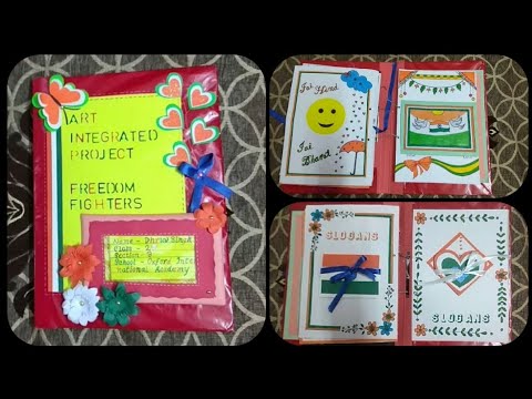 Freedom Fighters Art Integrated Project File | Scrapbook Project For ...