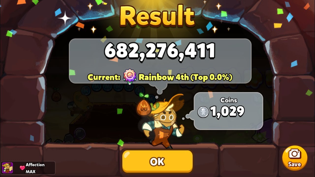 Potato Cookie's Trial Hard Mode 0% Rainbow Rank [COOKIE RUN OVENBREAK ...