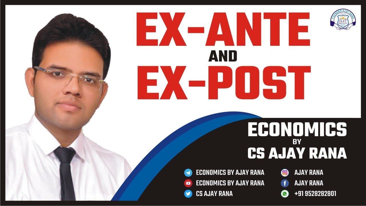 Ex Ante & Ex Post | AD & AS Analysis | MACROECONOMICS - YouTube