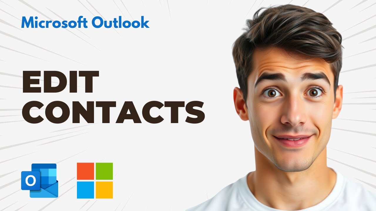 How To Edit and Update Contacts In Outlook Address Book (Easiest Way ...