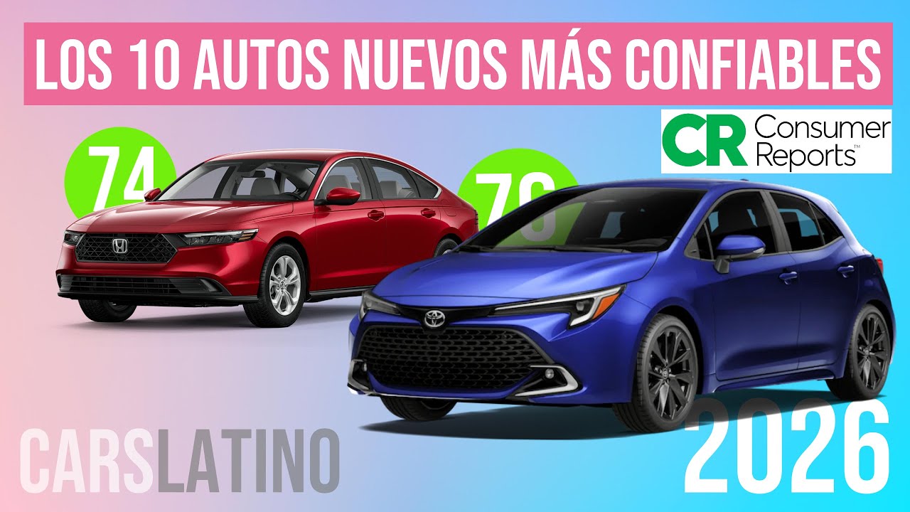 TOP 10 Autos Nuevos Más Confiables (2026) *CarsLatino* - YouTube