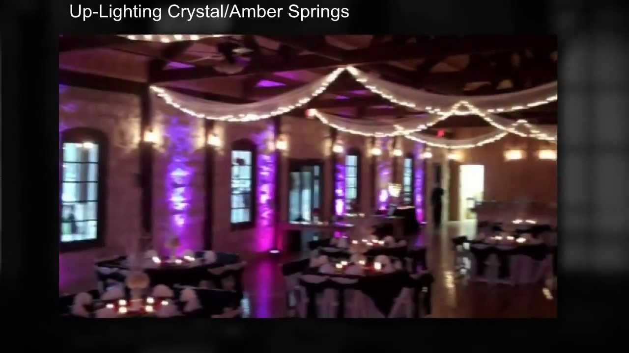 Houston Wedding DJ - DJ Dave Productions Setup & Lighting Options - YouTube