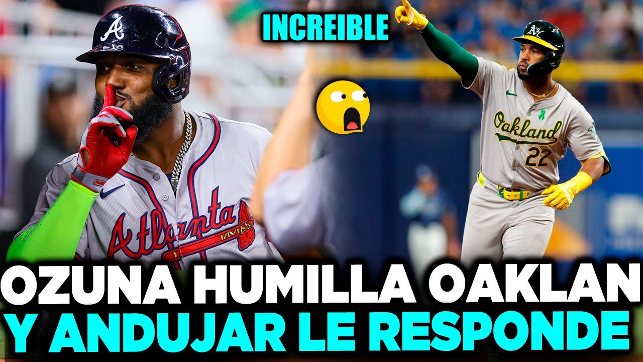Marcell Ozuna Le Cae A Palo A Oakland y Miguel Andujar Le Responde Con ...