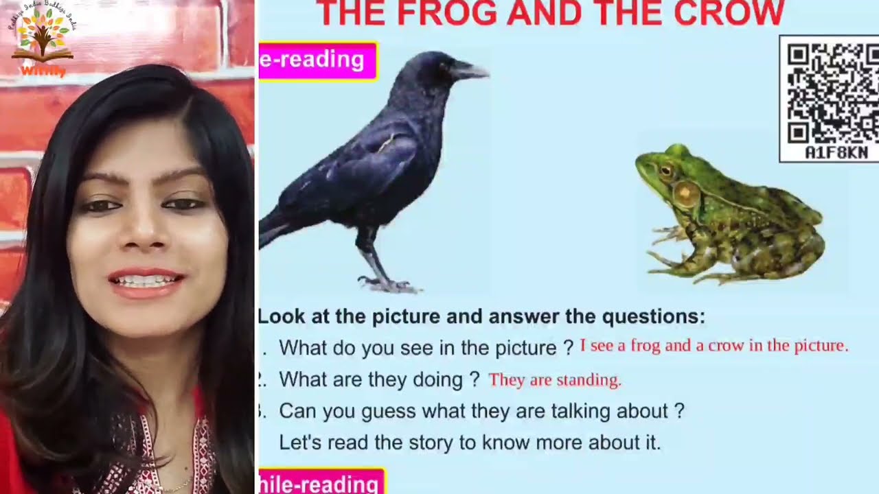 The frog and the crow | Fun With English Main lesson 4 |OSEPA Class 5 ...