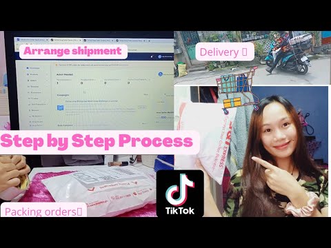 Paano mag arrange ng TikTok Order or How to process TikTok order Step ...