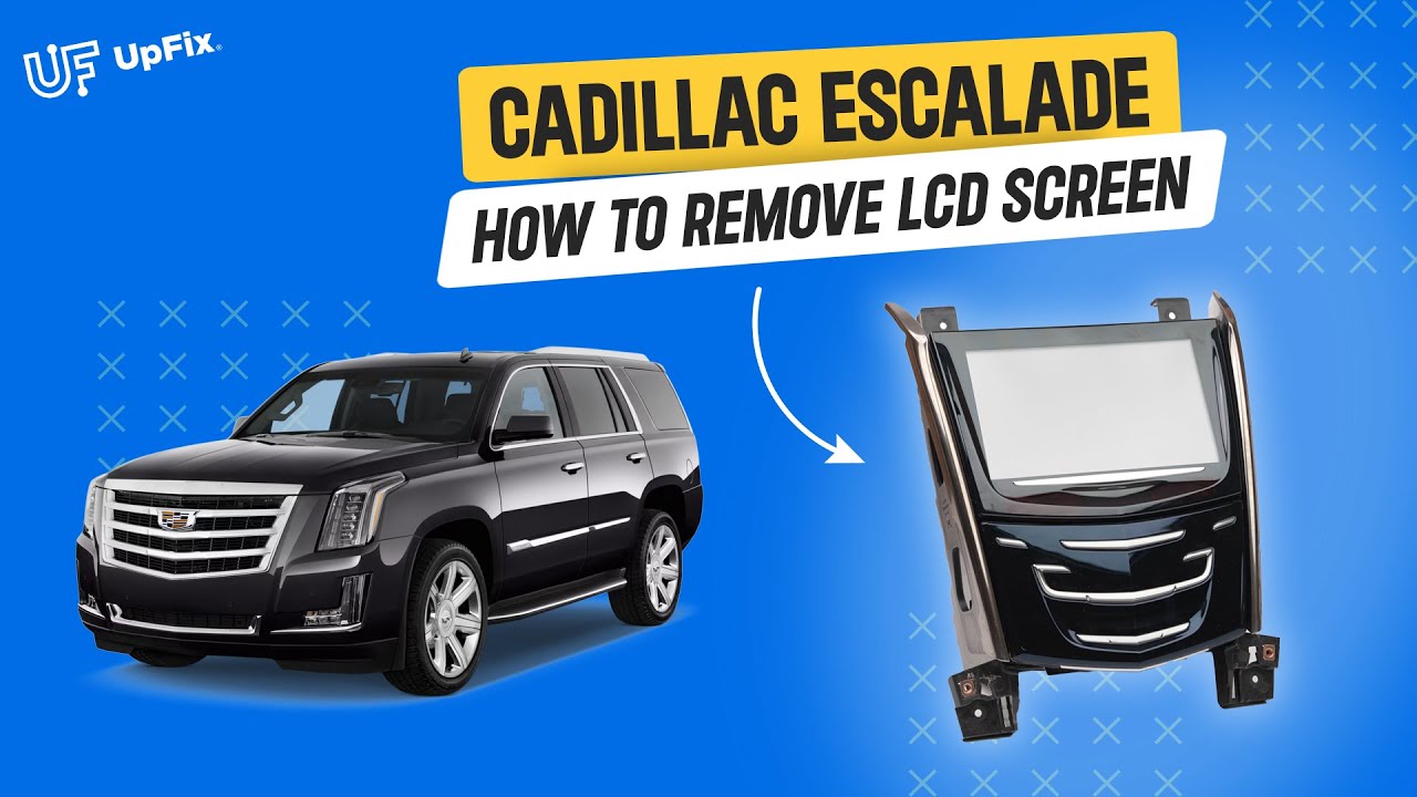 How To Remove Cadillac Escalade Cue Screen, LCD touchscreen screen ...