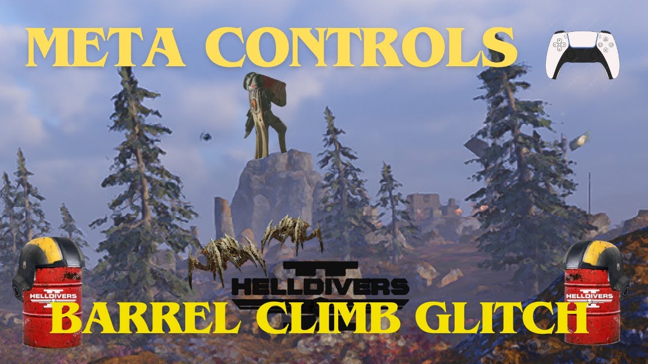 NEW GLITCH! Climb Higher with the EXPLOSIVE BARREL in Helldivers 2 - YouTube