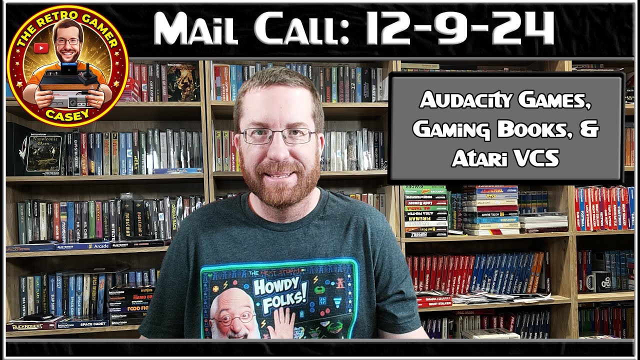 Mail Call 12/9/24 - Audacity Games, Gaming Books and Atari VCS - YouTube
