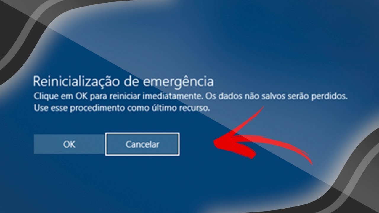 Como executar a reinicialização de emergência no Windows 10 - YouTube