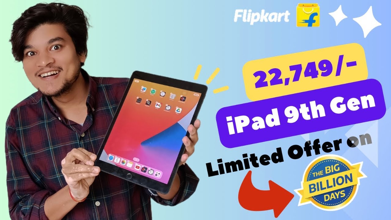 Apple iPad Just at 22,749: Only on Flipkart ⚡️💥 Best Tablet Under 30K ...