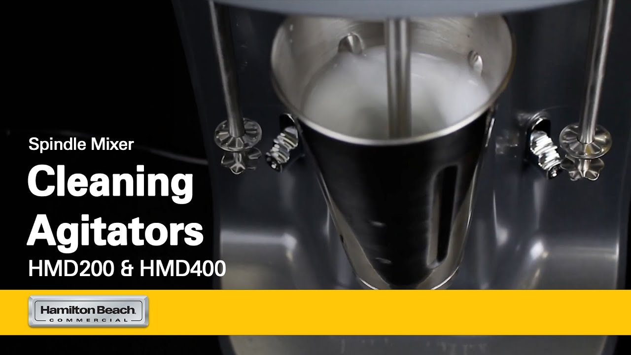 Cleaning agitators for a spindle mixer | Hamilton Beach Commercial ...
