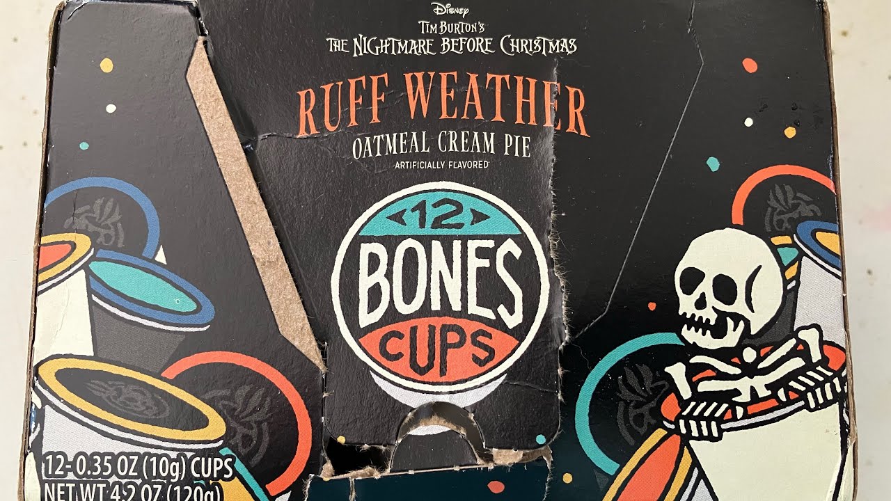 Bones Coffee Company Ruff Weather Oatmeal Cream Pie flavored coffee ...