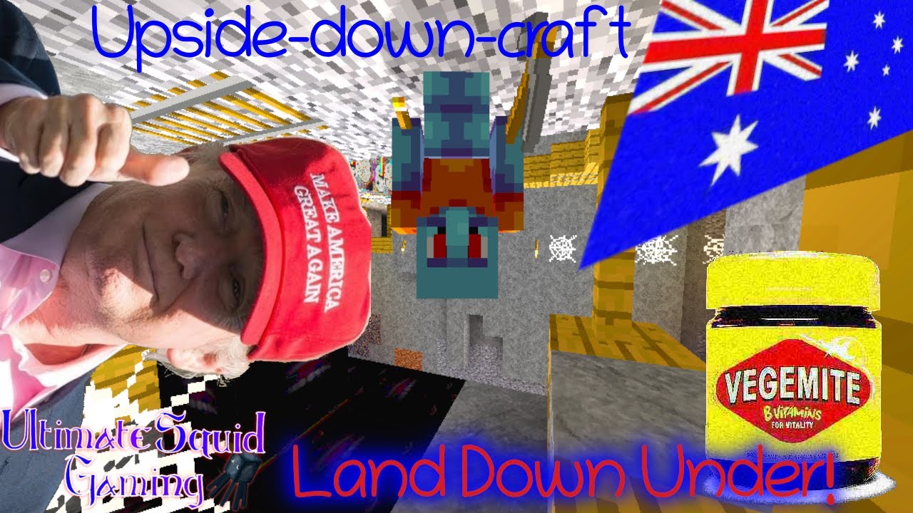 Minecraft Upside-down-craft - Land Down Under! 🇦🇺 - YouTube