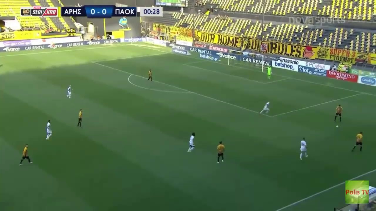 ΑΡΗΣ ΠΑΟΚ 0-2 play offs - YouTube