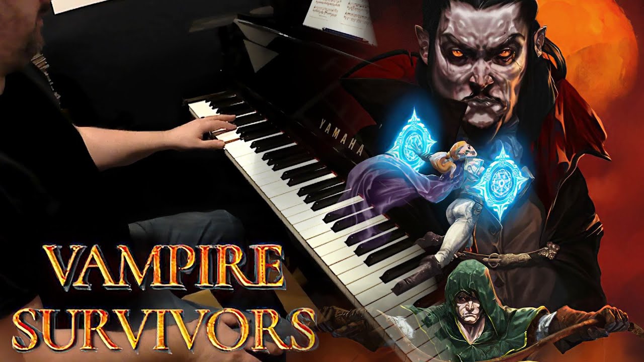 Vampire Survivors - Song of Mana - Piano cover with sheets - YouTube