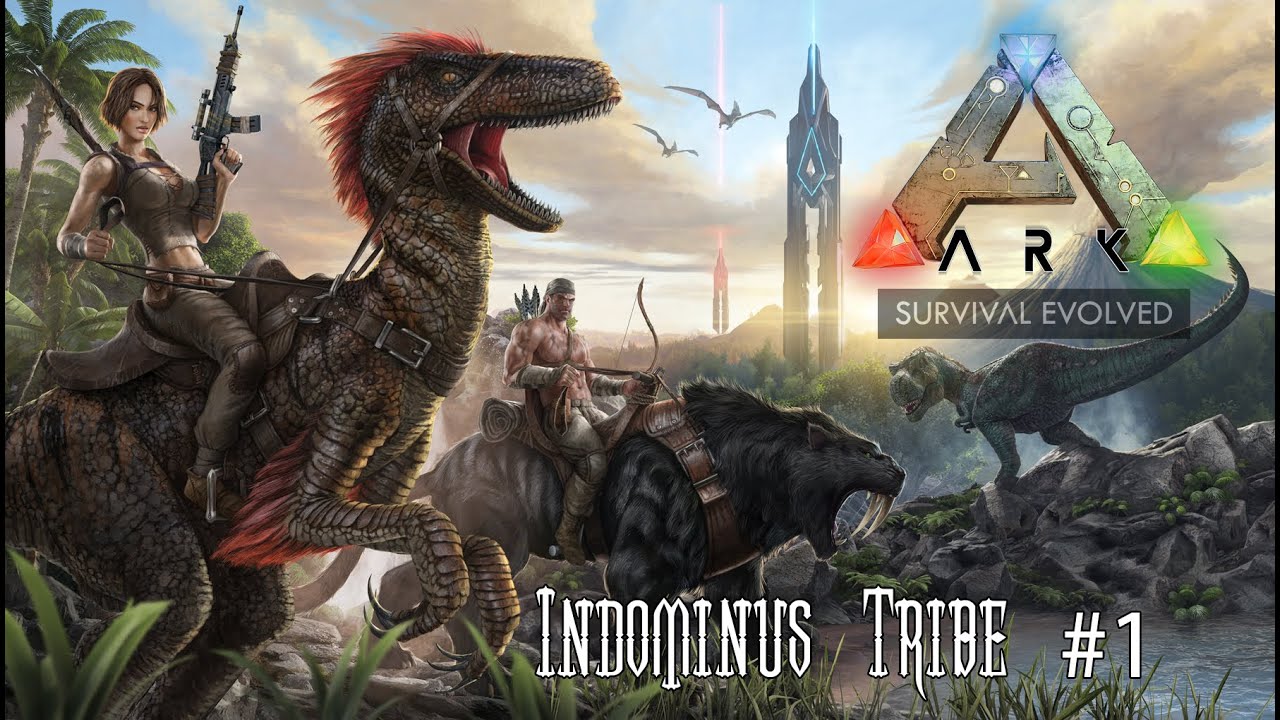Ark Survival Evolved: Indominus Tribe #1 - YouTube