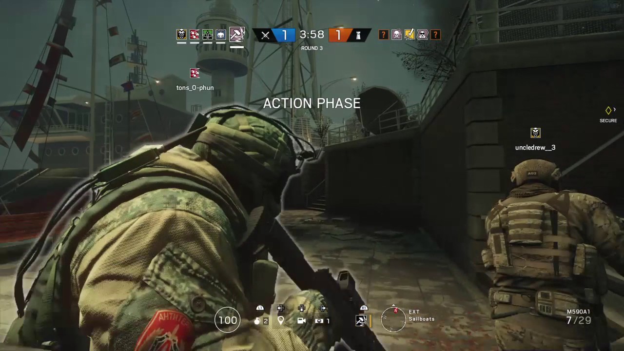 Rainbow Six Siege: Low Tier Match - YouTube