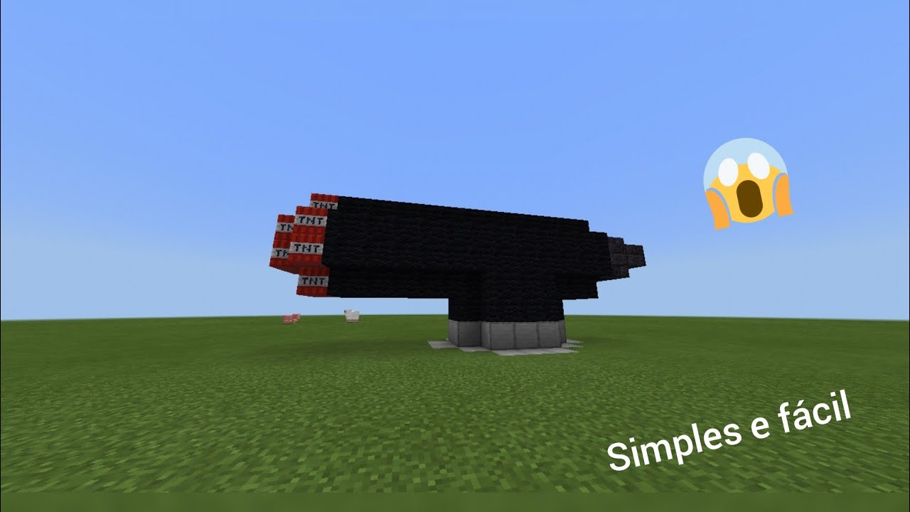 tutorial como fazer um canhão no Minecraft 1.16#PE - YouTube