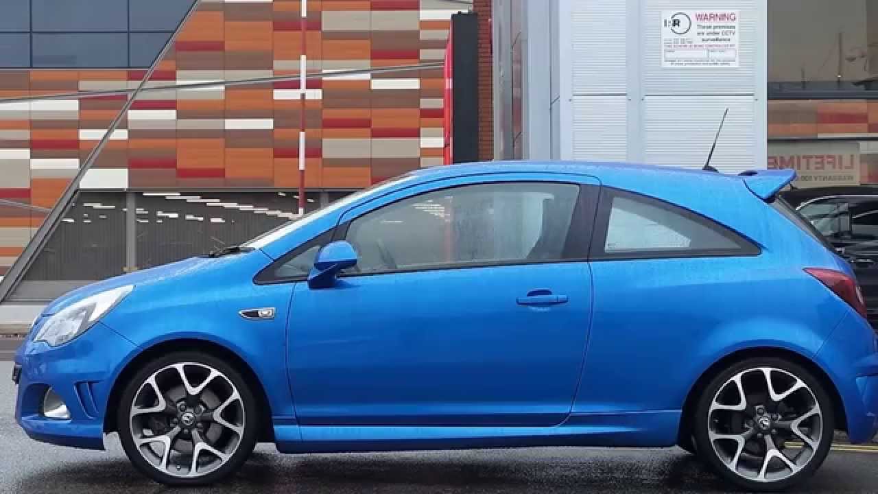 2013 63 Plate Vauxhall Corsa 1.6 16V Turbo 3Dr In Arden Blue - YouTube