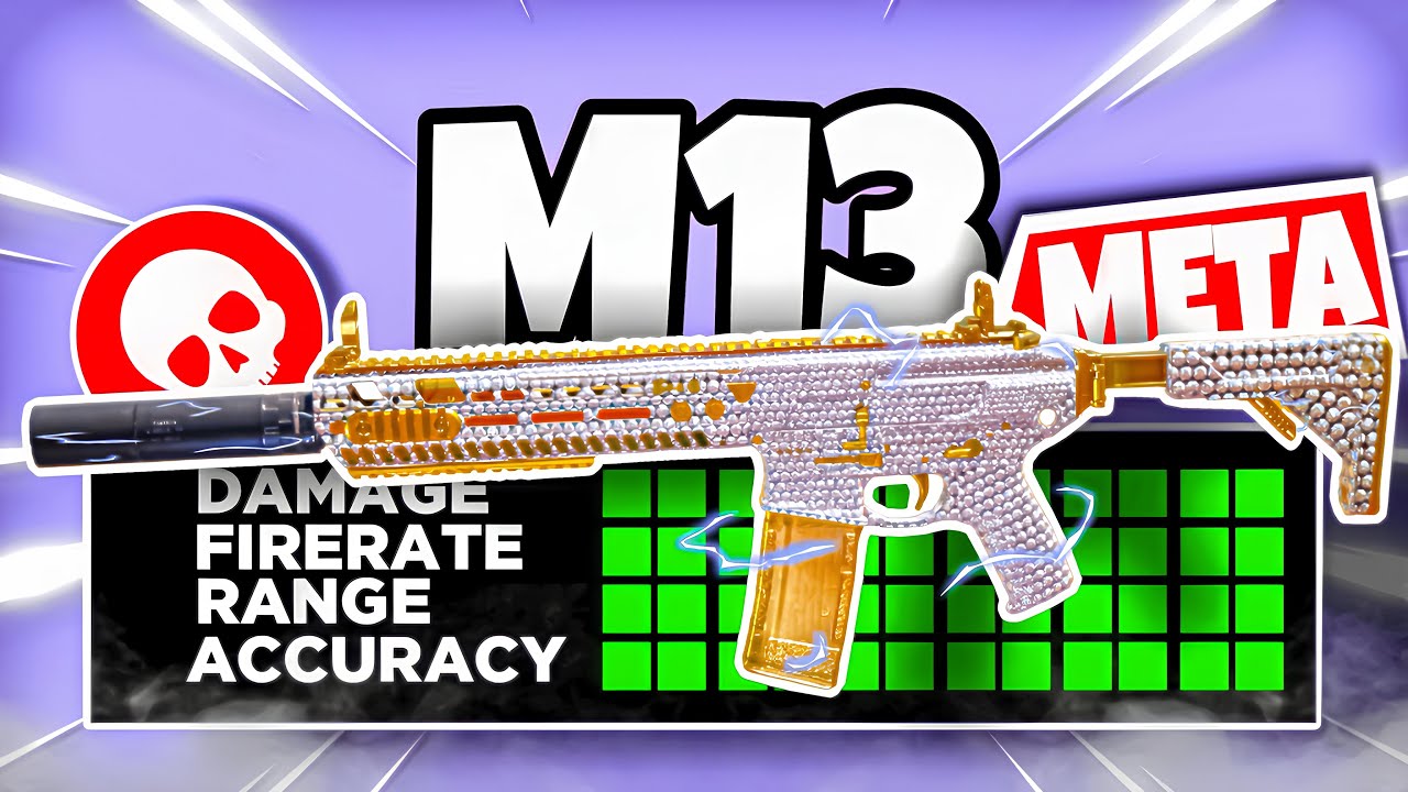 BEST M13 Gunsmith/Loadout | No Recoil Fast ADS | M13 Attachments COD ...