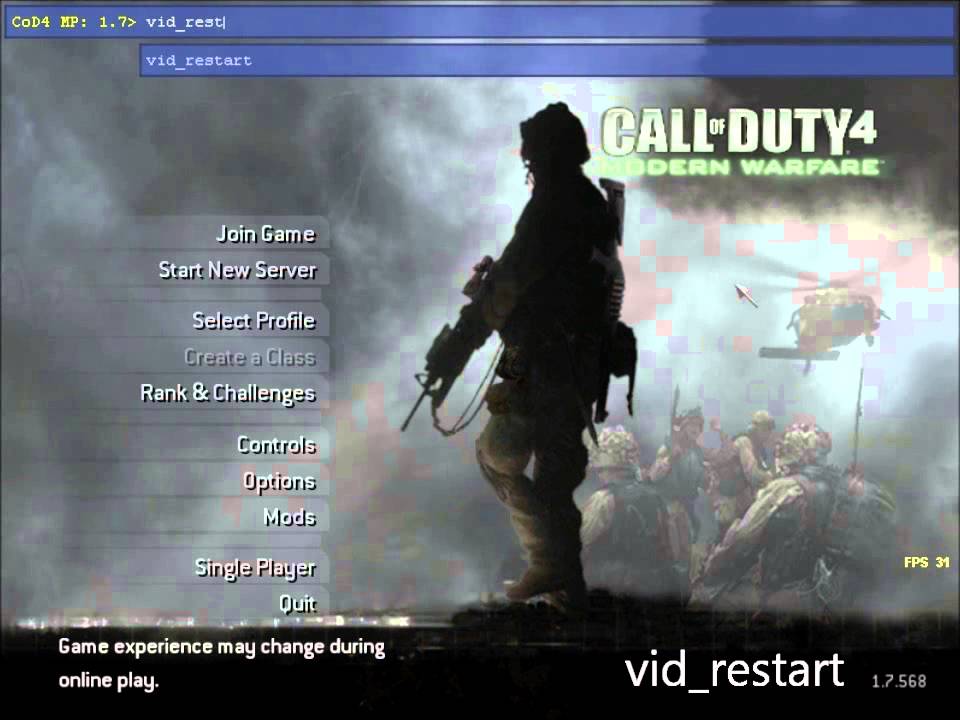 How to play Call of Duty 4 in Windowed Mode - YouTube