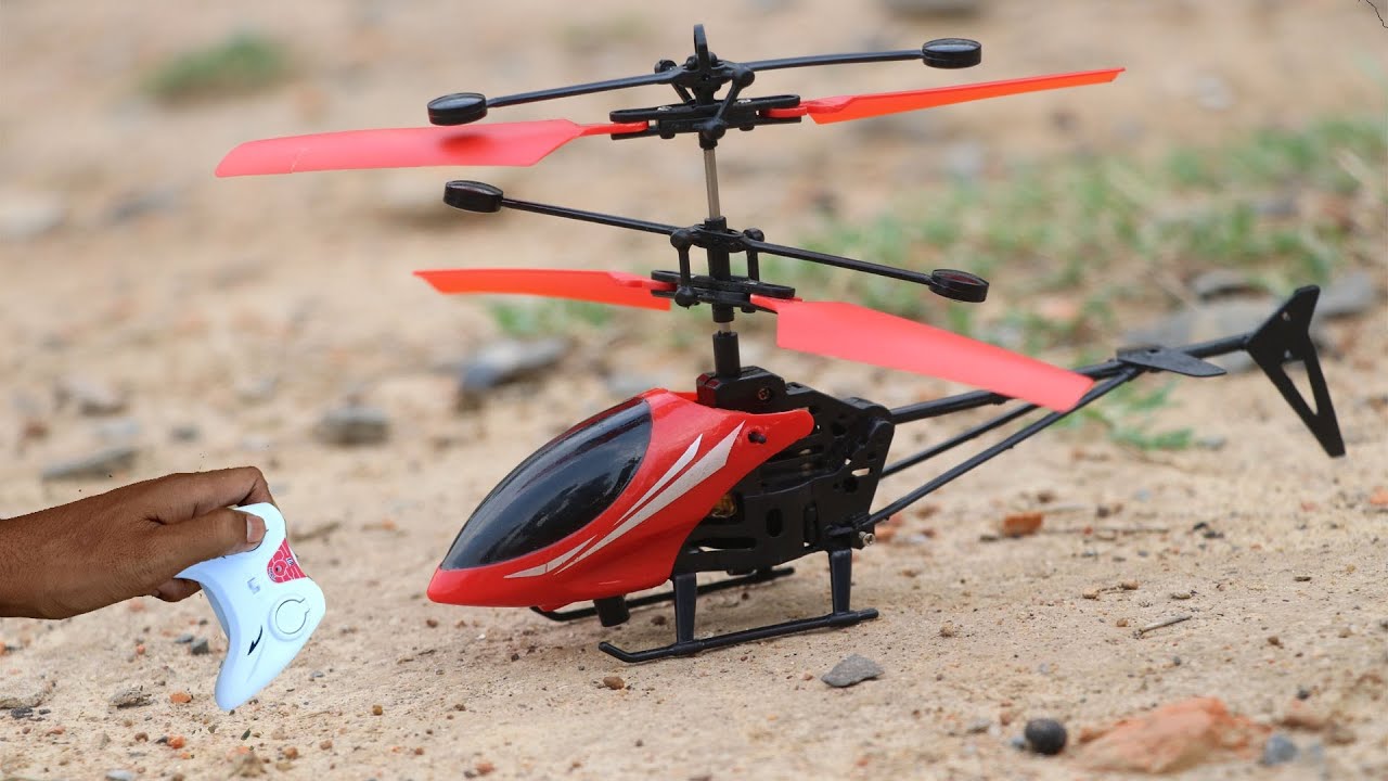 2.4Hz Mini Red New Rc Helicopter Unboxing Znd fly Test - YouTube