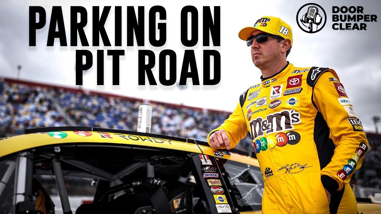 Kyle Busch Parks Car on Pit Road - YouTube