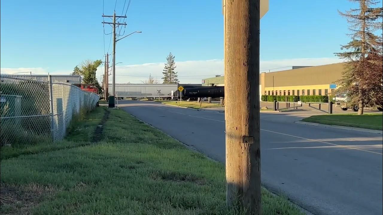Train passing by in foothills Calgary | video 2.3 - YouTube