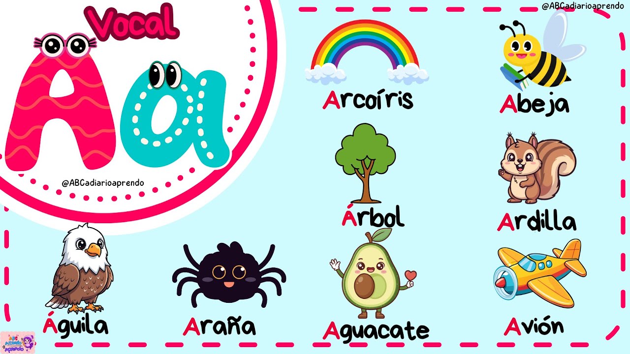 A, E, I, O, U Diversión para Aprender | Aprende a Leer y descubre las ...