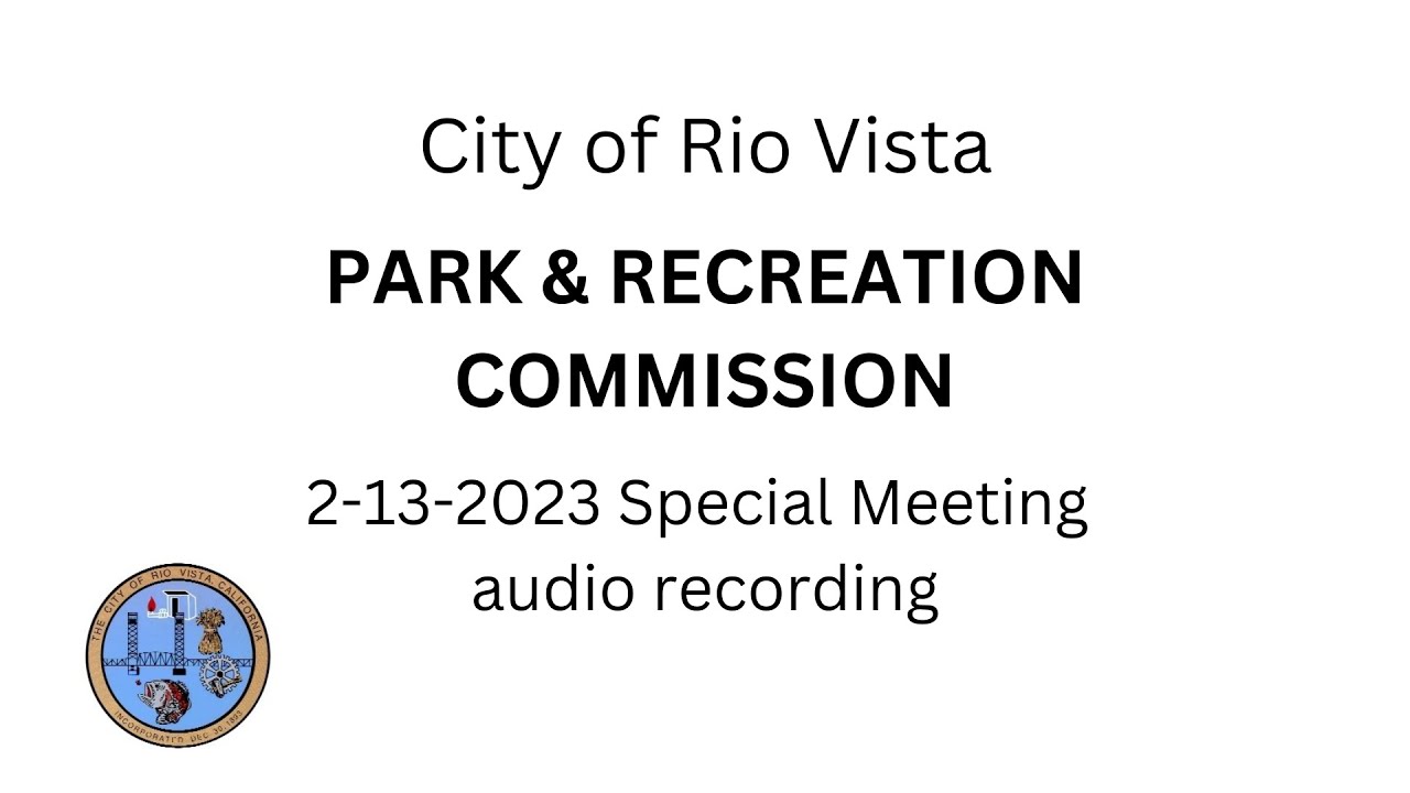 Park & Recreation Commission 2/13/2023 special meeting - YouTube