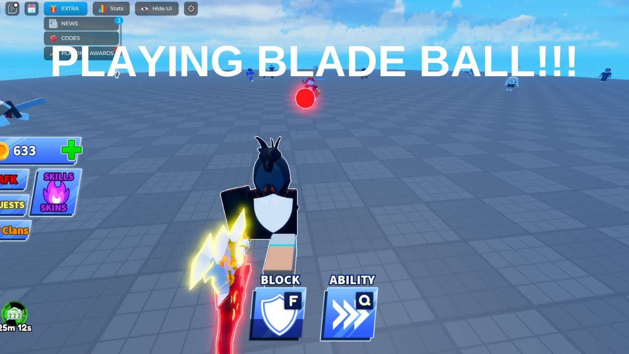 PLAYING BLADE BALL (i suffer) - YouTube