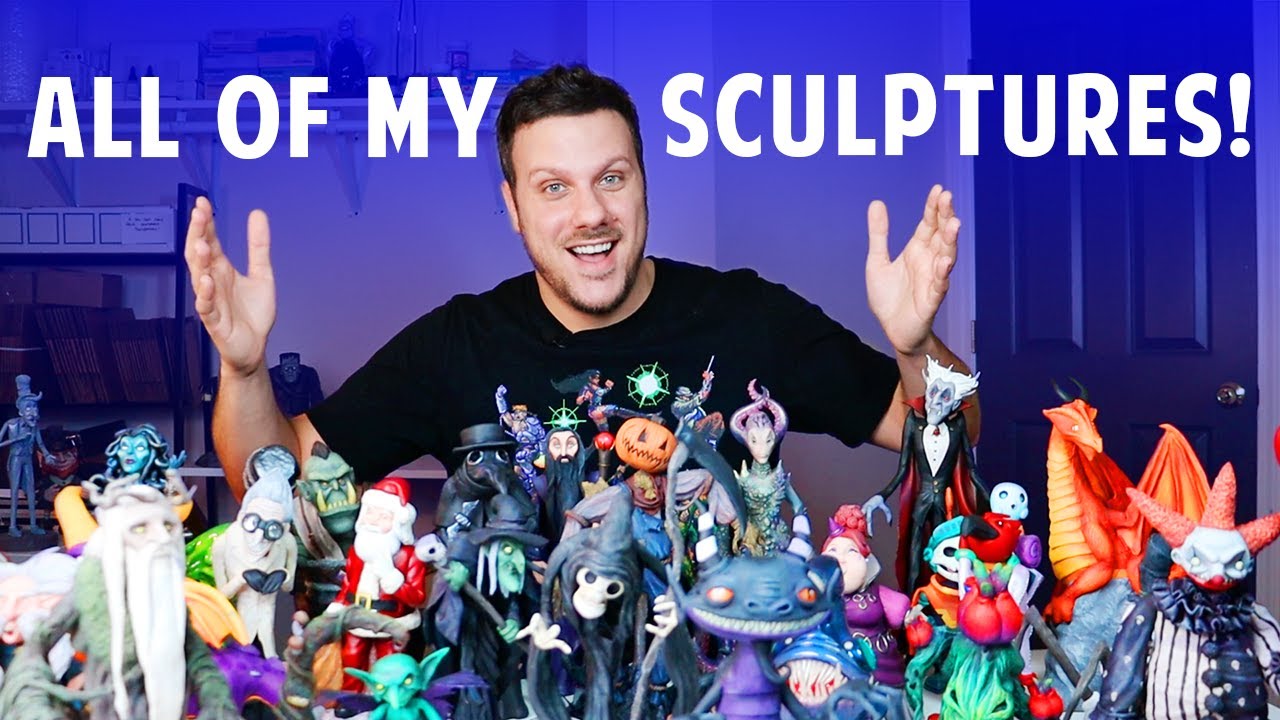 Going Thorough EVERY SCULPTURE I Made in 2019! - YouTube