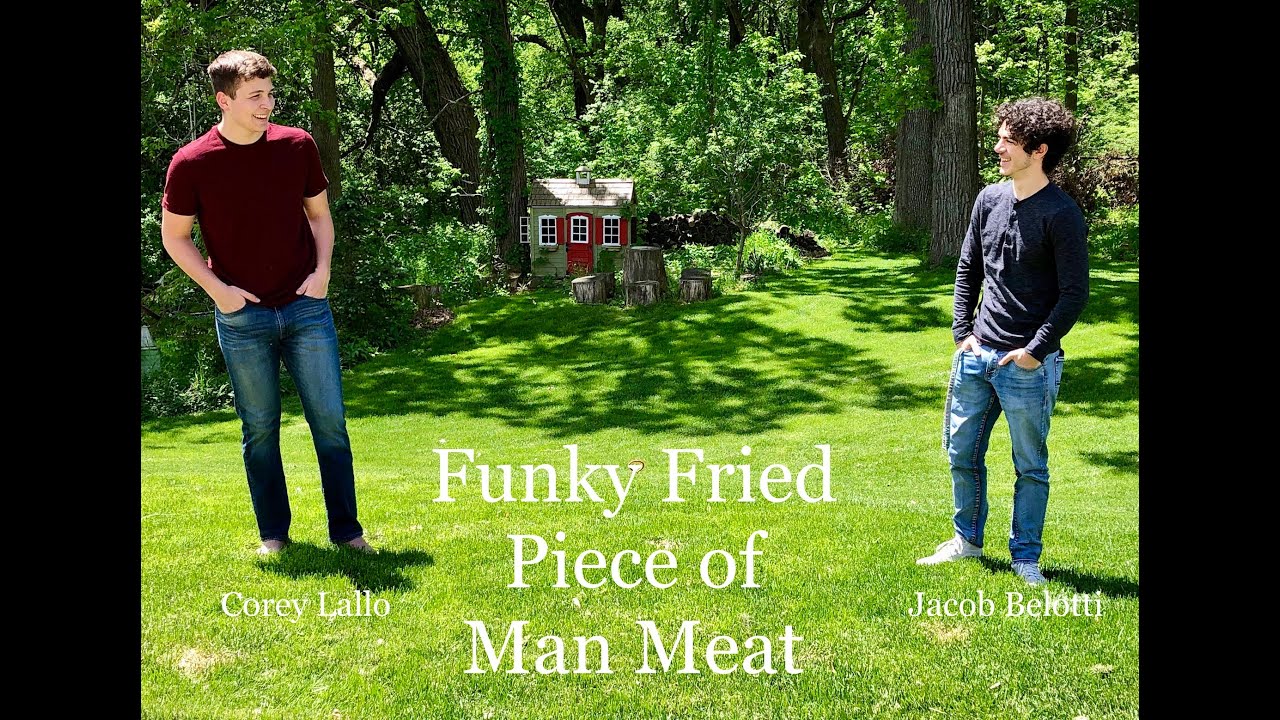 Jacob Belotti and Corey Lallo singing "Funky Fried Piece of Man Meat ...
