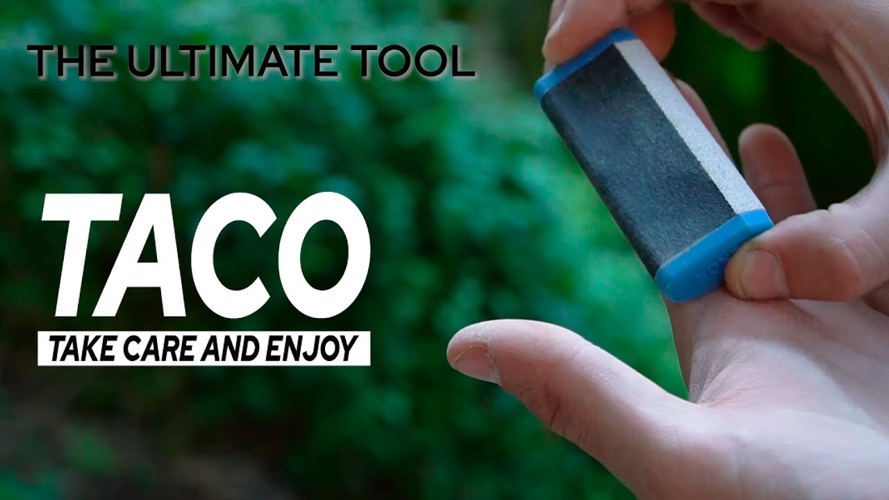 TACO | The callus file for athletes and climbers - YouTube